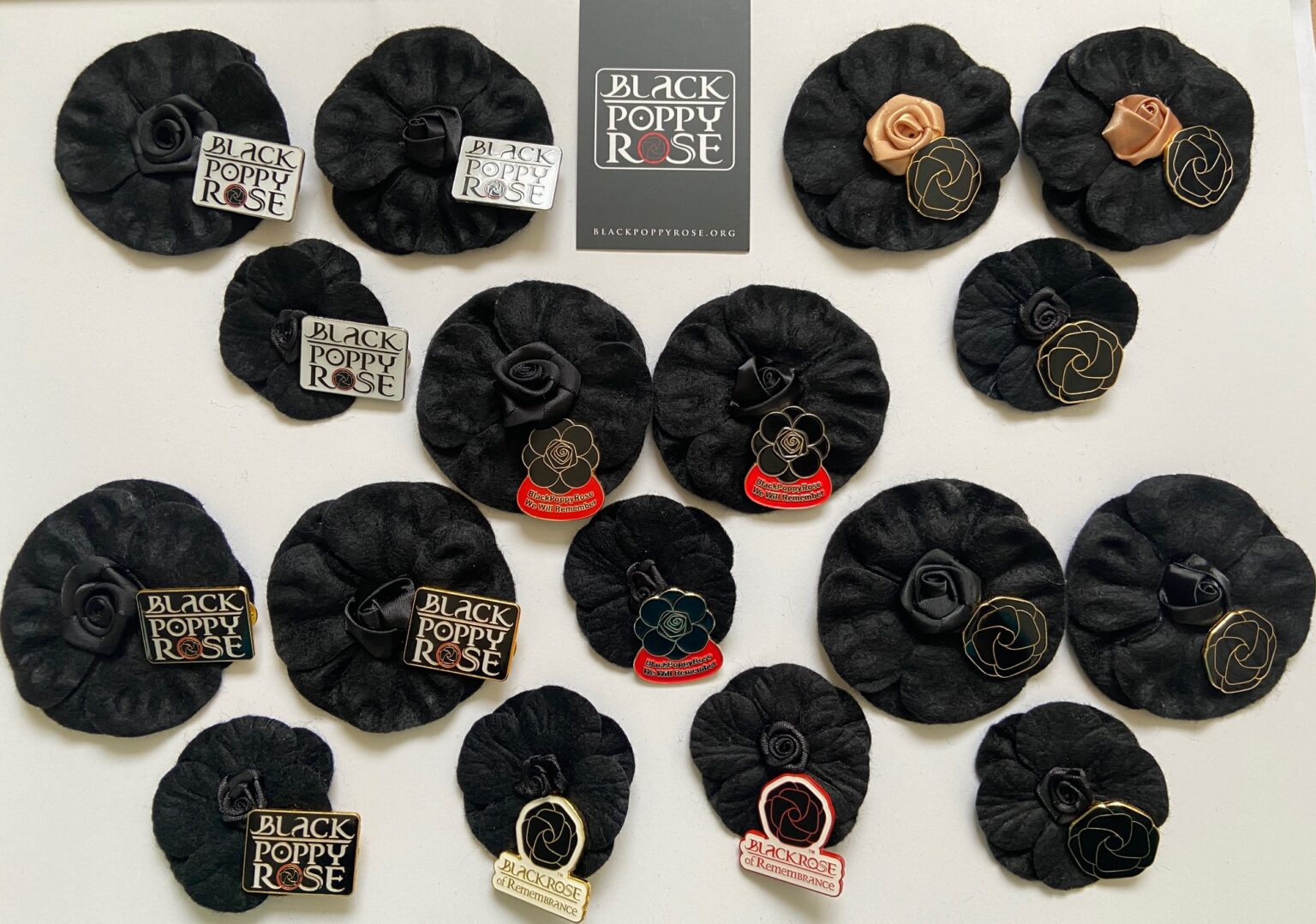 BlackPoppyRose Logo Pins – BlackPoppyRose